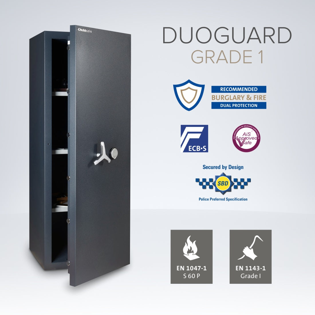 DuoGuard Eurograde 1 Safe | Size 300K | Chubbsafes Online
