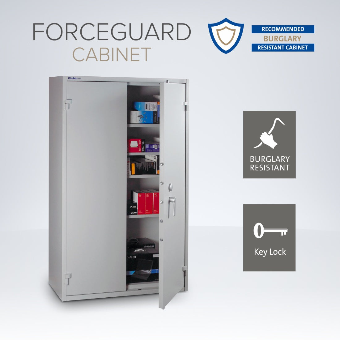 ForceGuard Cabinet | Size 4 Key Lock | Chubbsafes Online