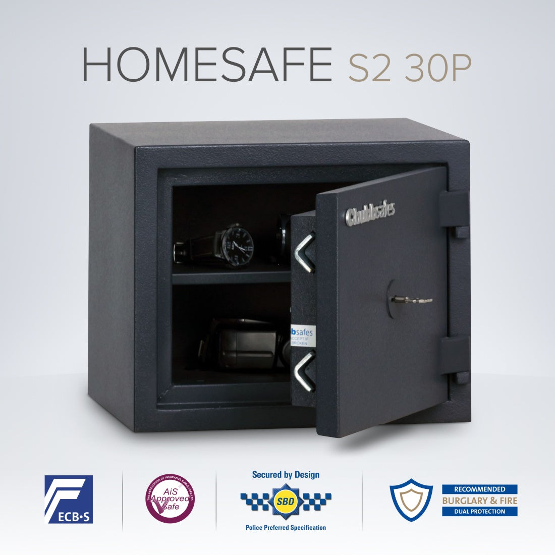 Home Safe S2 30P | 10K Key Lock Safe | Chubbsafes Online