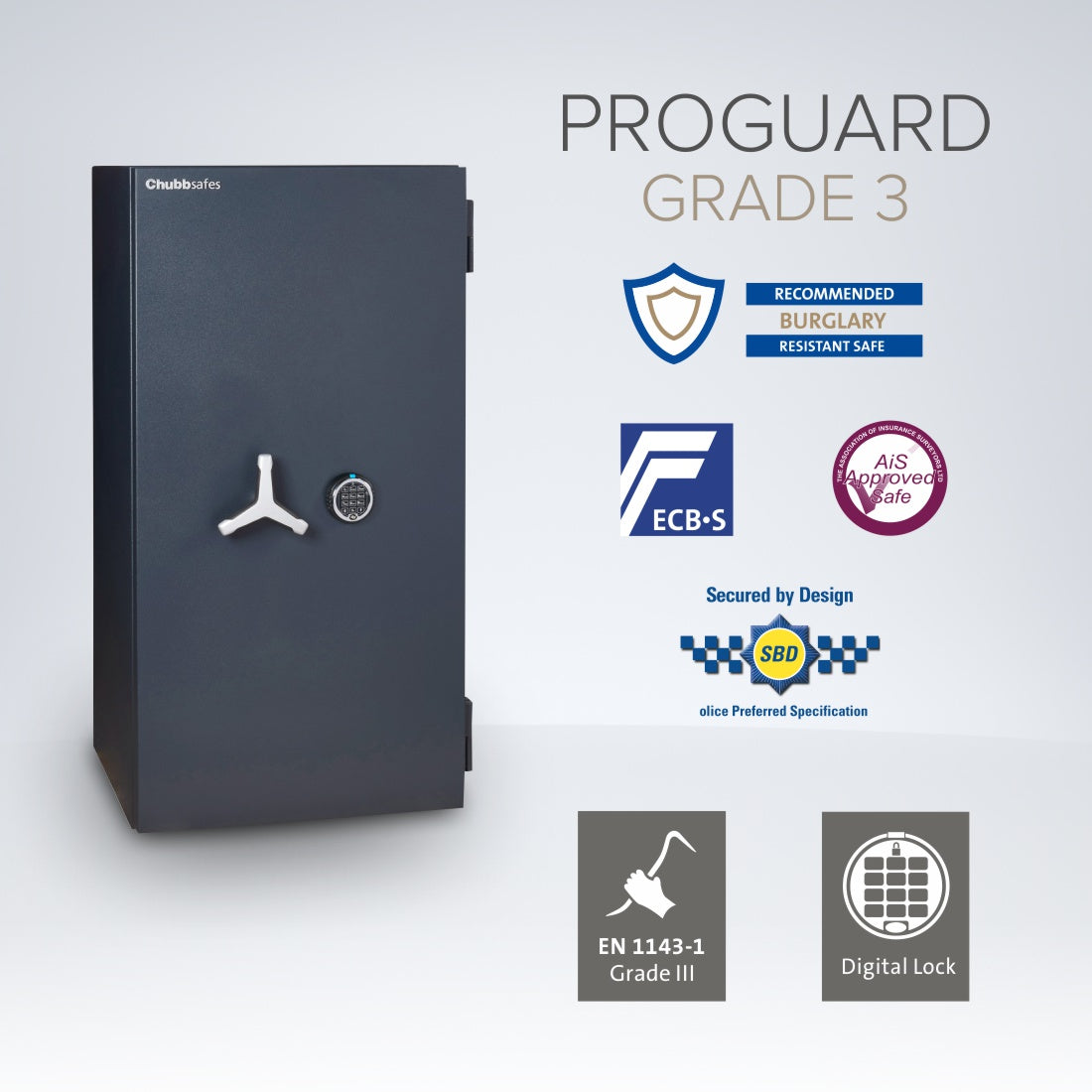 ProGuard Eurograde 3 Safe | 200E Digital Lock | Chubbsafes Online