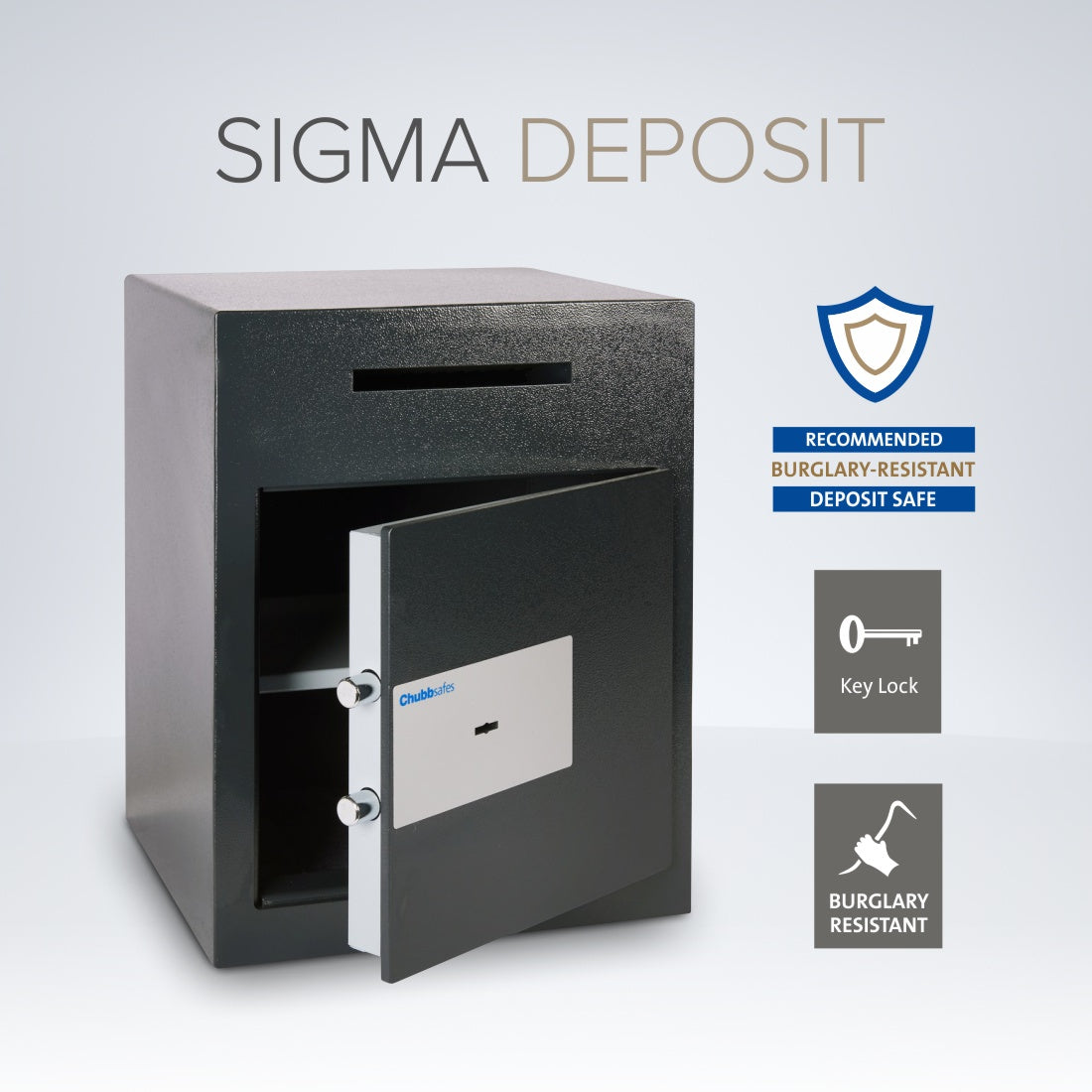 Sigma Deposit Safe | 50 Size 3 Key Lock | Chubbsafes Online